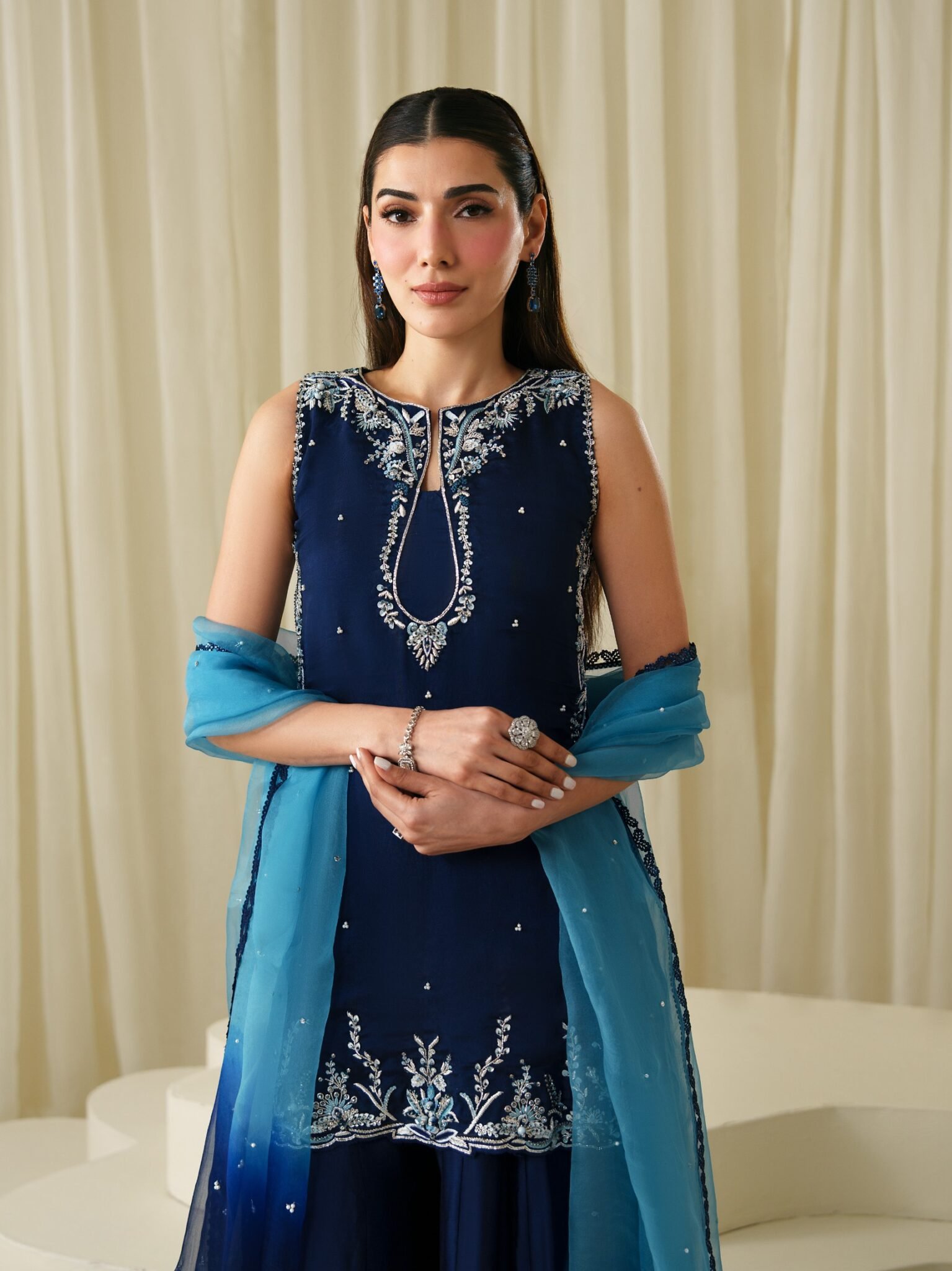 Navy – Moire by Asma