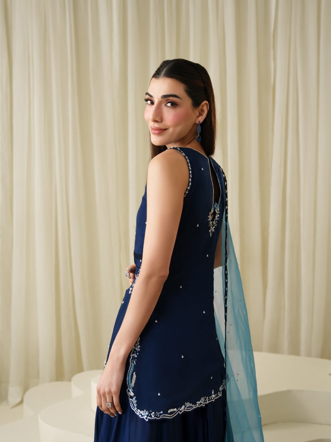 Navy – Moire by Asma
