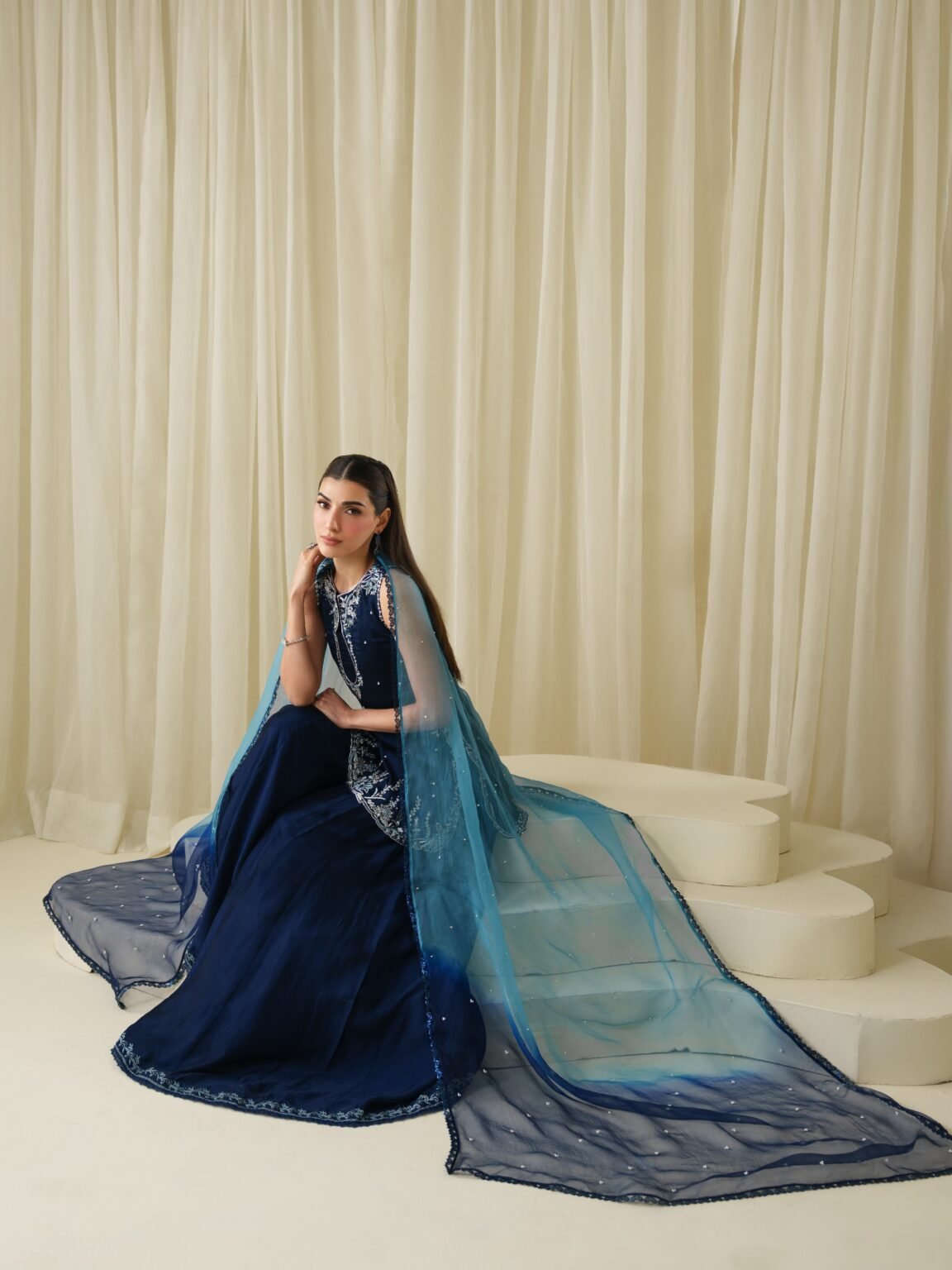 Navy – Moire by Asma